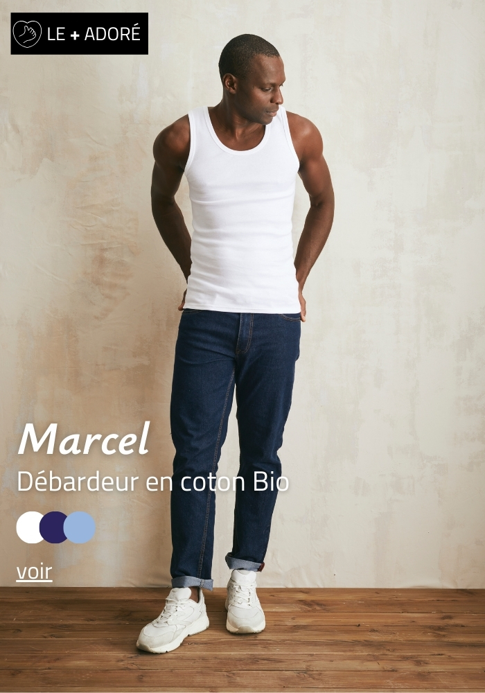 Débardeur Marcel - Tee-Shirt Sans Manches Homme Made In France | Lemahieu